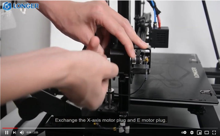How to fix extruder in abnormal – LONGER