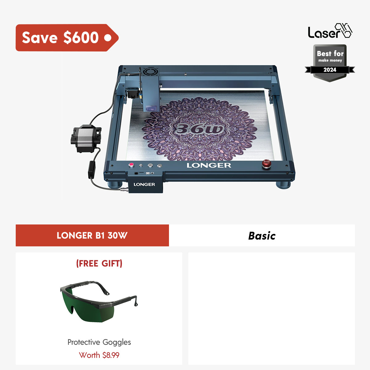 Longer B1 30W Laser Engraving Machine – LONGER