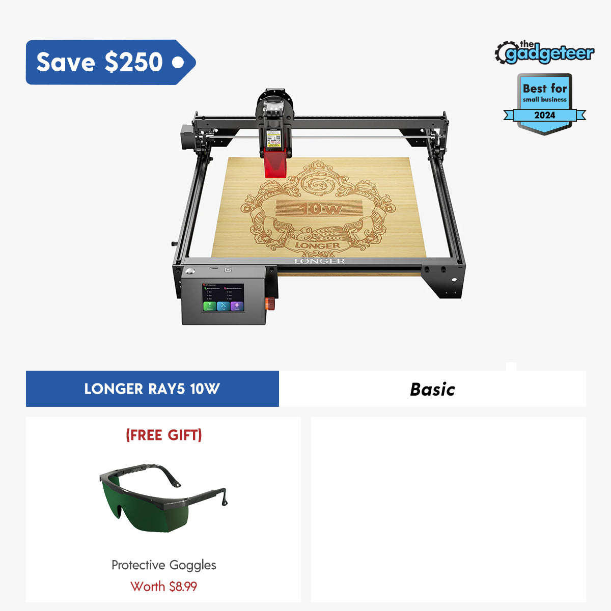 Longer RAY5 10W Laser Engraver(10-12W Output Power) - LONGER