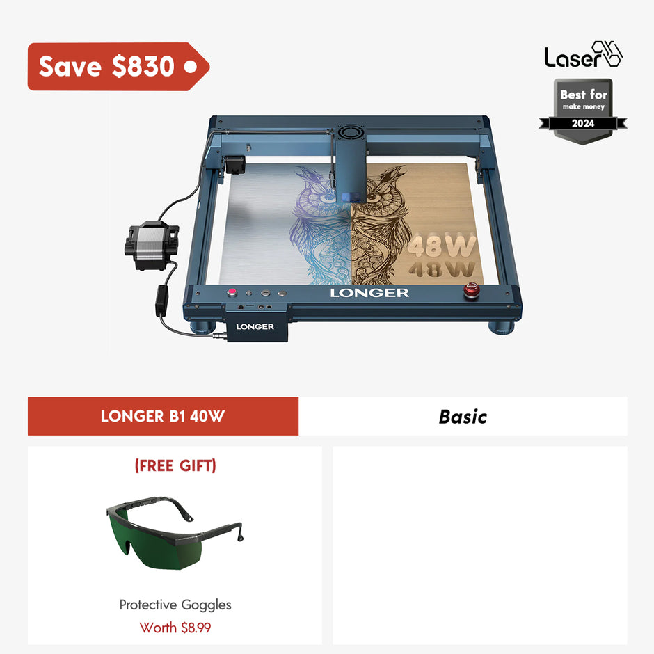 Longer B1 30W/40W Laser Engraving Machine – LONGER