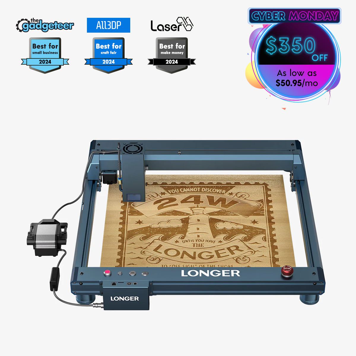 Longer B1 20W Laser Engraving Machine – LONGER
