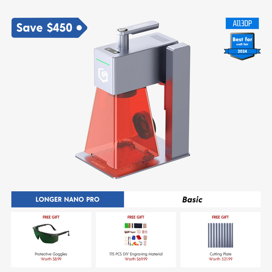 Longer Nano Pro Portable Laser Engraver – LONGER