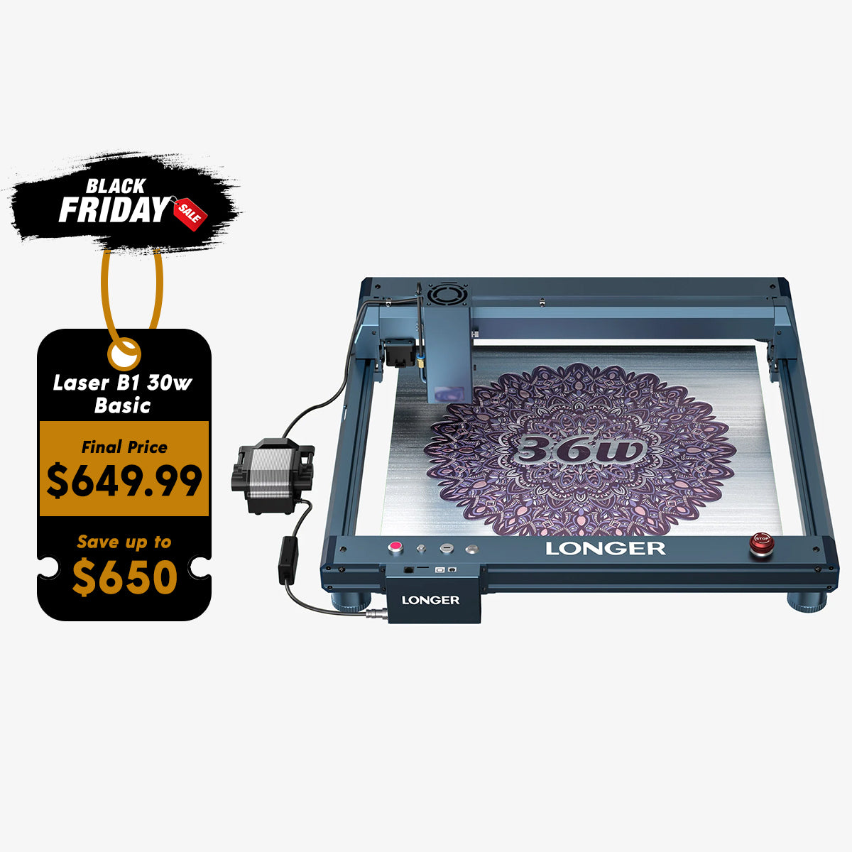 Longer Laser B1 30W Engraving Machine(33-36W Output Power) - LONGER
