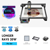 Longer RAY5 20W Laser Engraver(22-24W Output Power) - LONGER