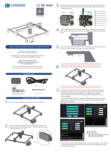 Quick Install Limit Switch Instructions – LONGER