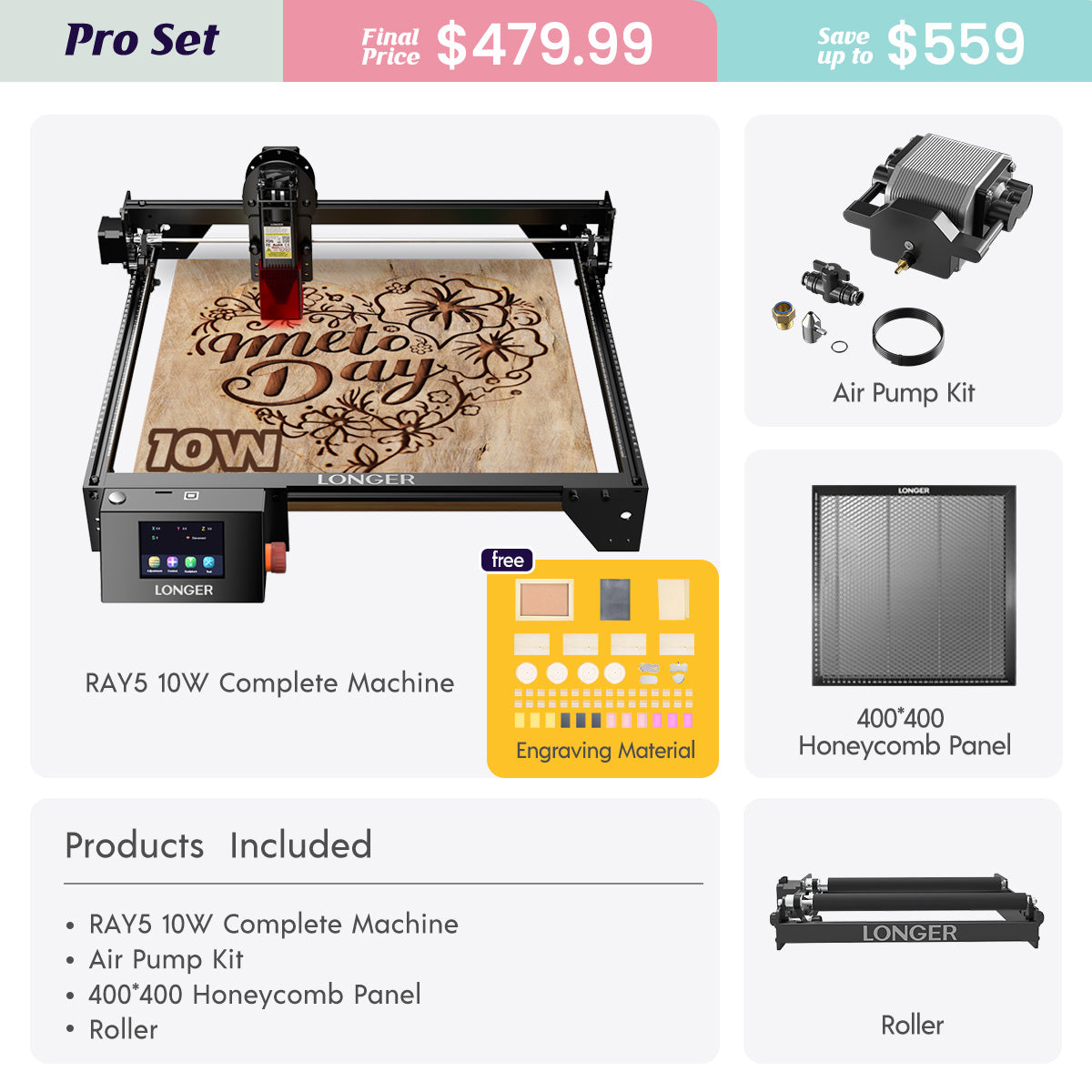 20W Laser Module for Longer Ray5 – LONGER