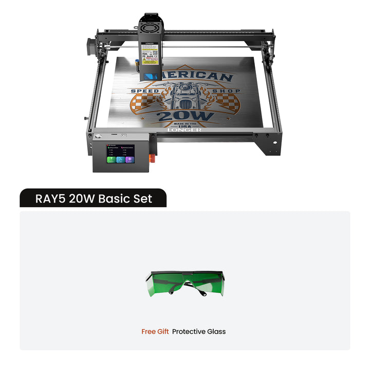Longer RAY5 20W Laser Engraver(22-24W Output Power) - LONGER