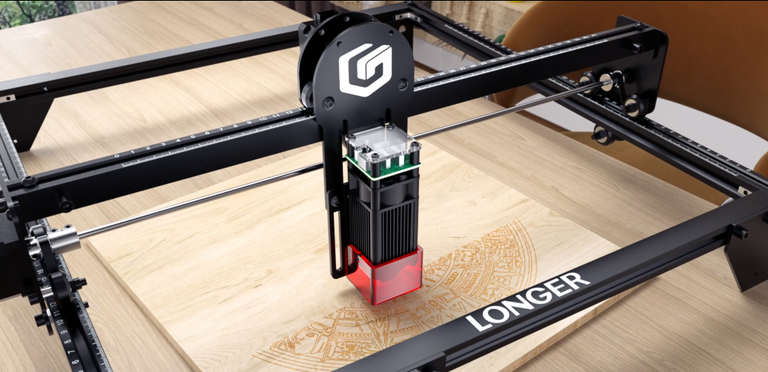Setup LONGER Laser engraver and material selection