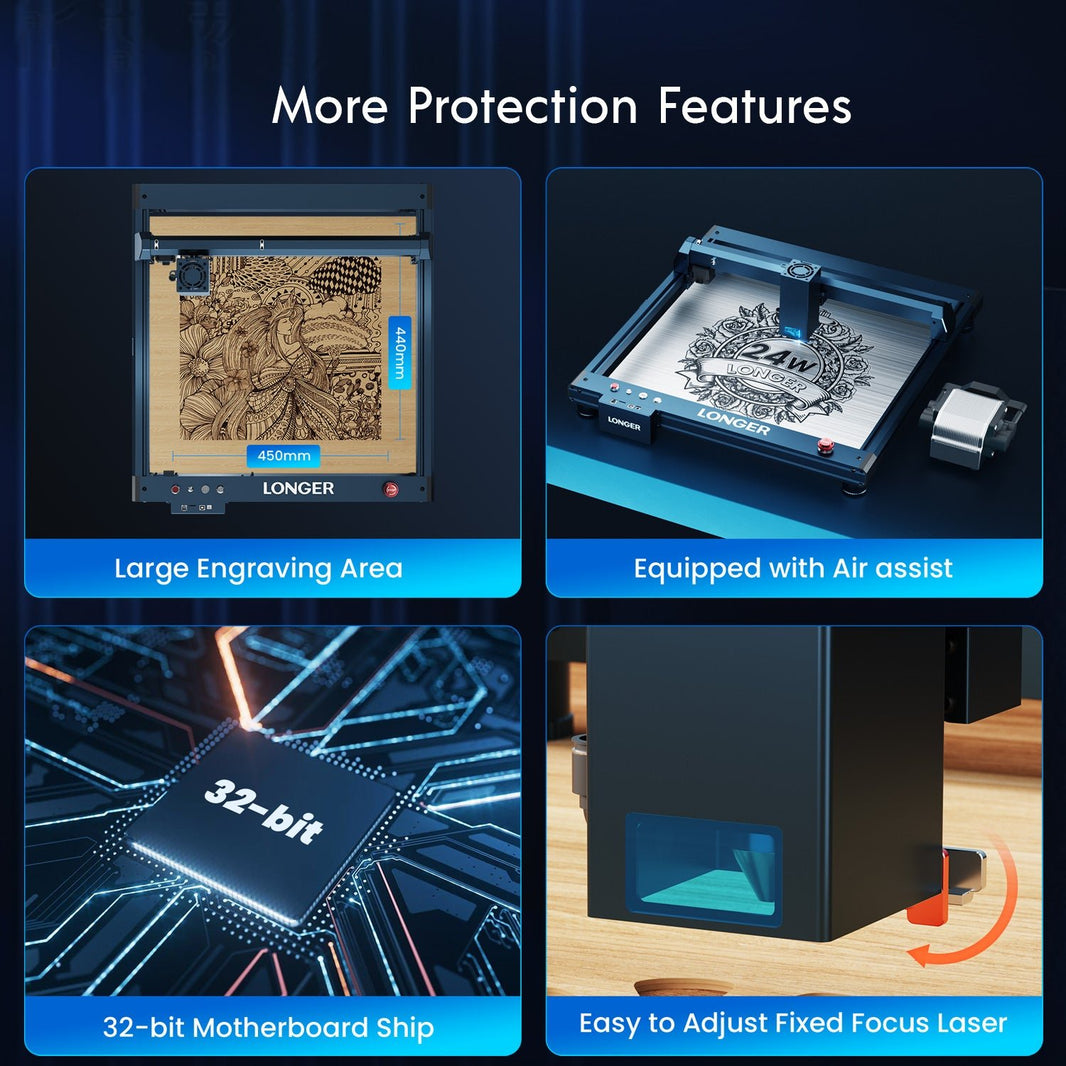 Longer B1 20W Laser Engraving Machine – LONGER