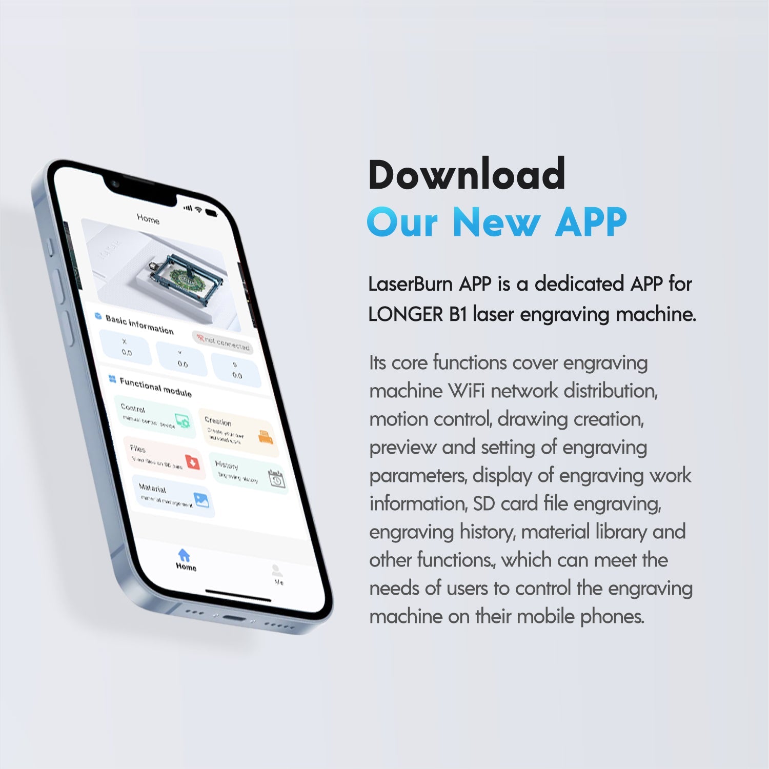 Longer Laser B1 40W Engraving Machine(44-48W Output Power) - LONGER