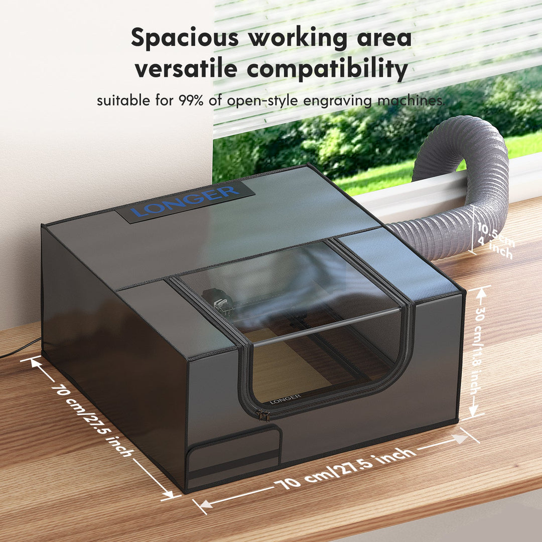 LONGER Laser Engraver Enclosure with Vent, Large Size Laser Cutter ...