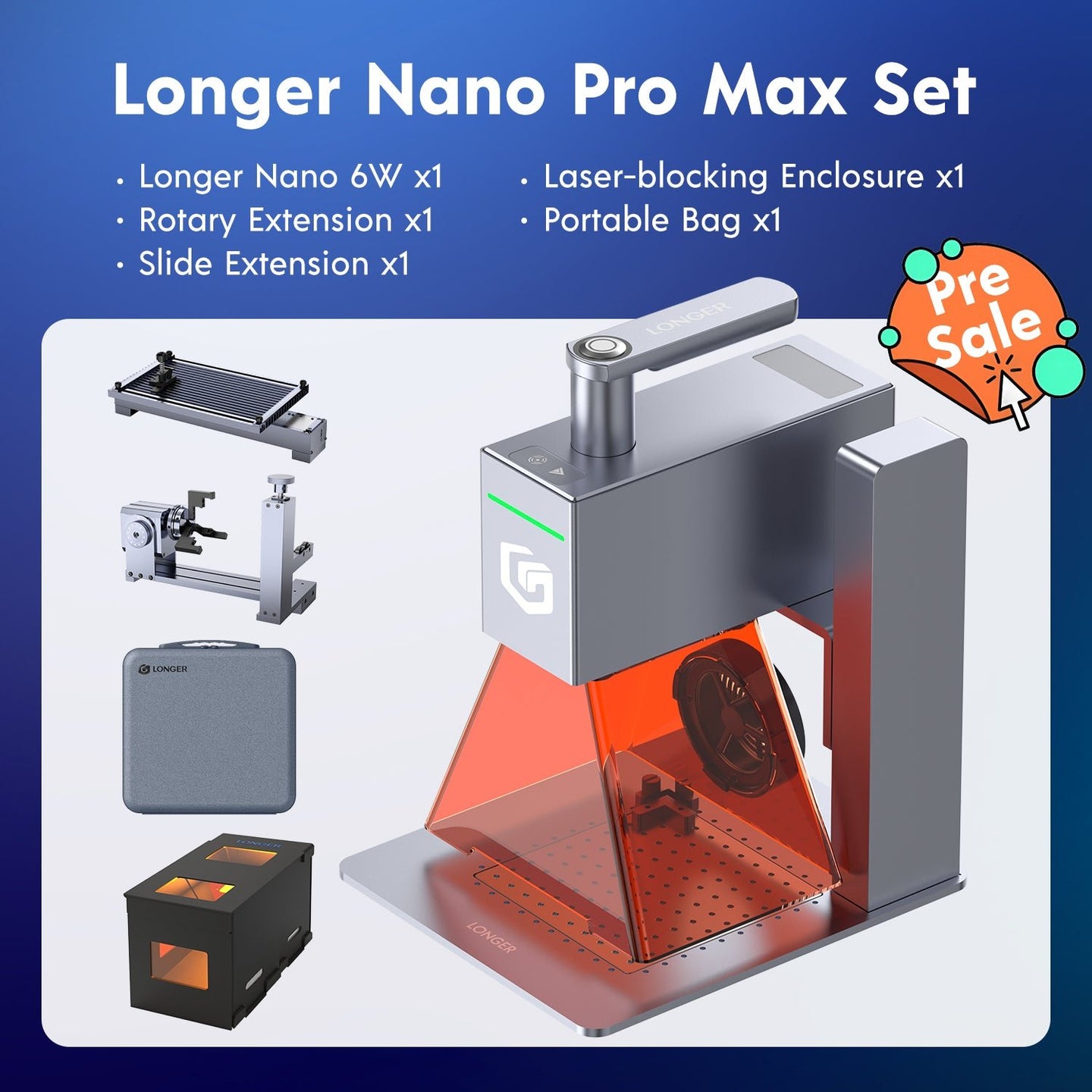 Longer Nano Portable Laser Engraver - PreSale - LONGER