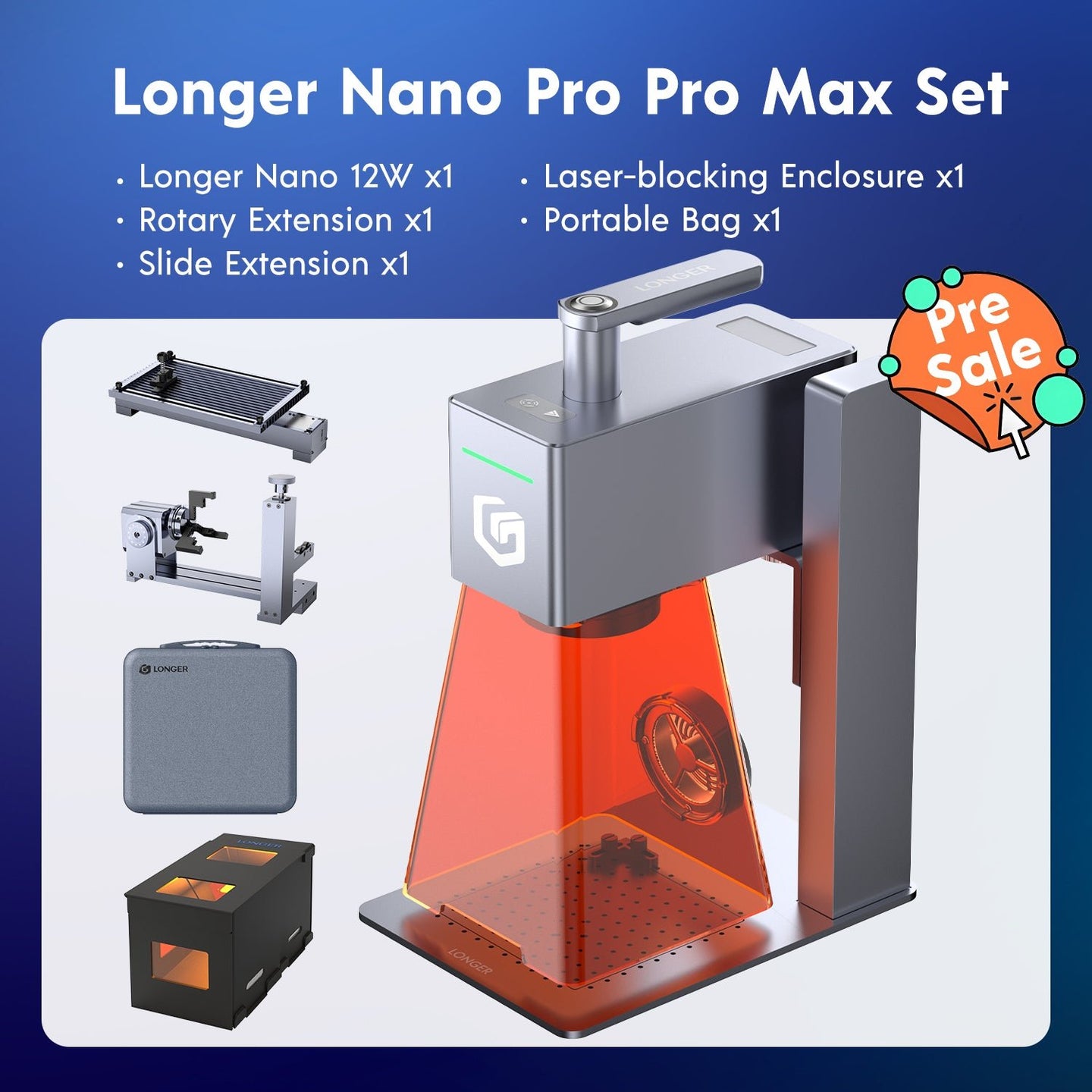 Longer Nano Portable Laser Engraver - PreSale - LONGER
