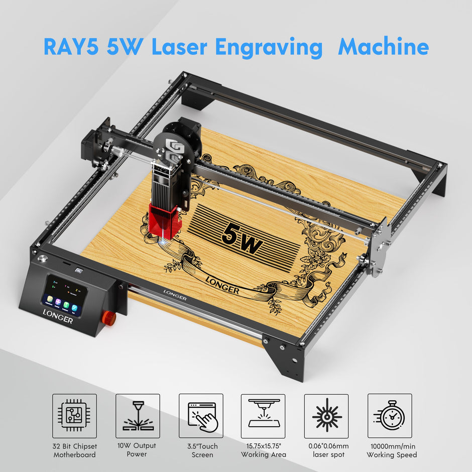 Longer Ray5 Series Laser Engravers – Compact, Precise, Multi-Material ...