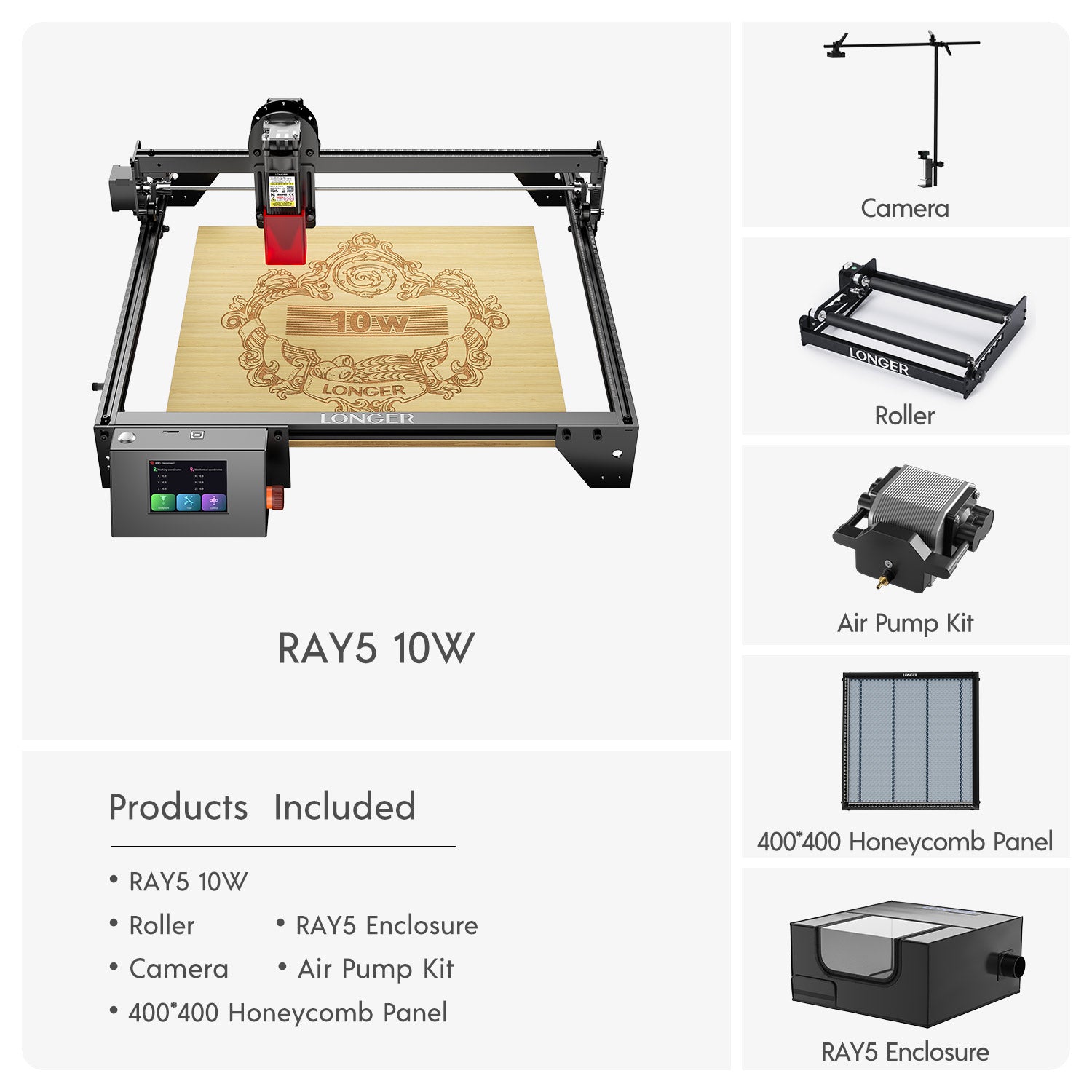 Longer RAY5 10W Laser Engraver(10-12W Output Power) - LONGER